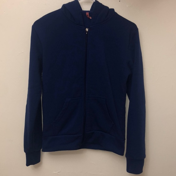 TRUE ROCK | Sweaters | Dark Royal Blue Zip Sweater Sm | Poshmark
